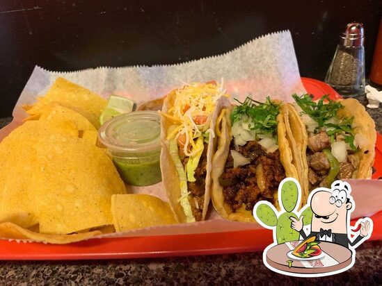 Menu at University Tacos and Burritos restaurant, Birmingham