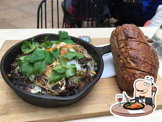 Menu at SOS Cafe, South Yarra