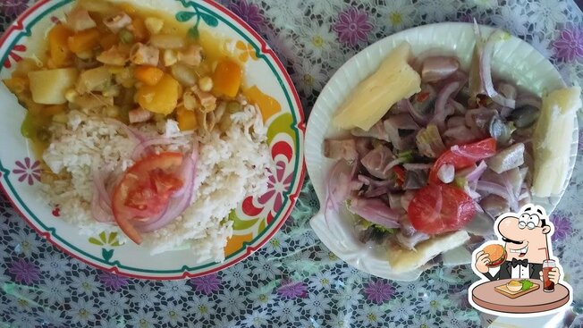 Carta del restaurante El Nuevo Caiman, Pueblo Nuevo del Colán