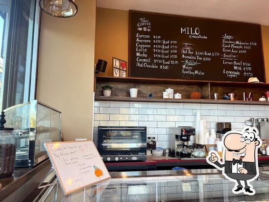 Menu at Milo's Coffee Shop, New York City, Amsterdam Ave