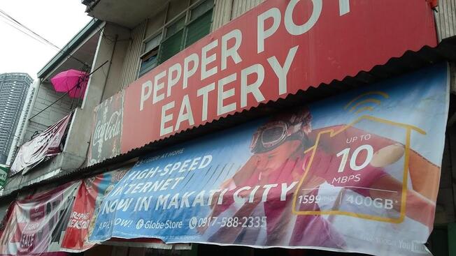 Menu at Pepper Pot Eatery restaurant, Makati