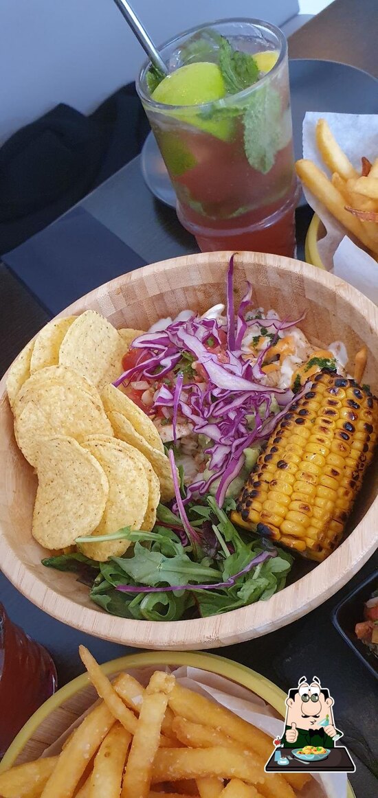 Menu at Lowkey Loco restaurant, Malmö