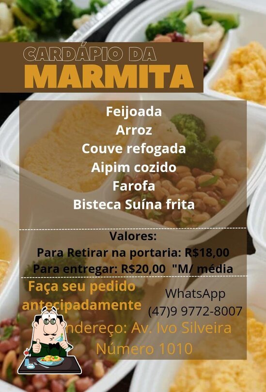 Marmita caseira da Rose bodega do Benevite, Navegantes - Menu do ...