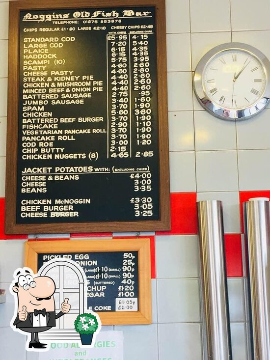 Menu at Noggins Fish & Chip Shop fast food, Bristol