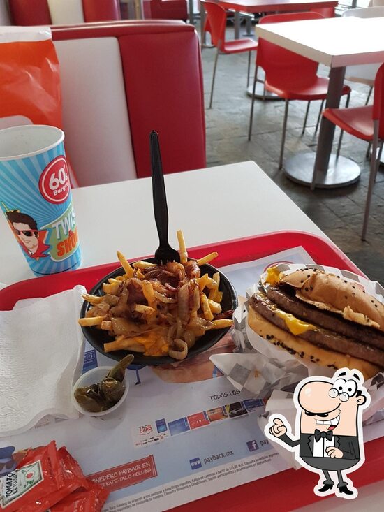 Carta del restaurante Sixties Burger, San Francisco Coacalco