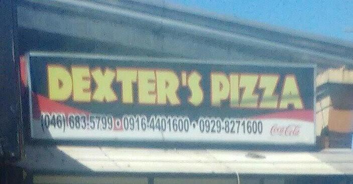 Menu at Dexter's Pizza pizzeria, Rosario, CV84+X5M