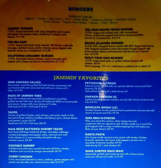 Menu at Jammin Wings pub & bar, Brooklyn Center
