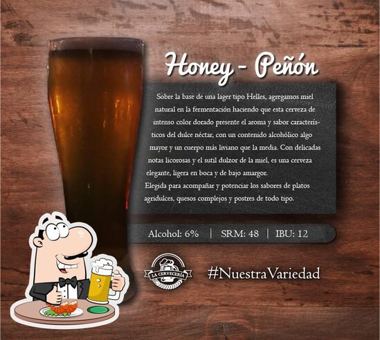 Carta del pub y bar La Cerveceria, Villa Allende, Derqui 44