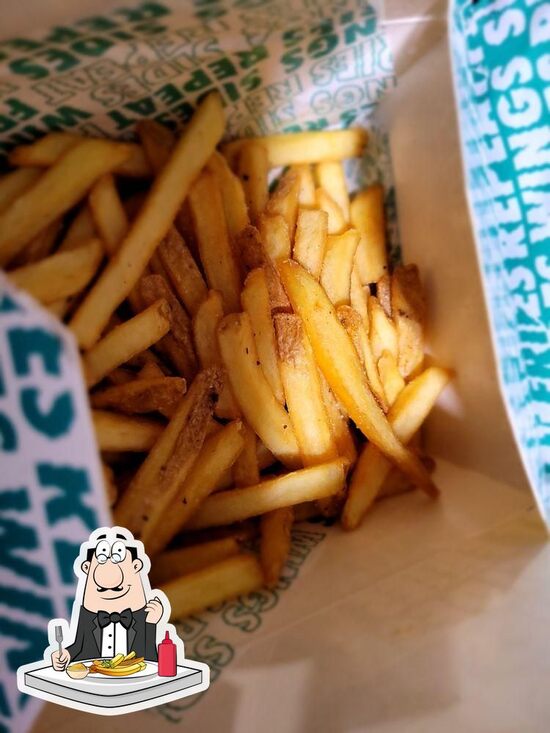 Menu at Wingstop restaurant, London, 138 Shaftesbury Ave