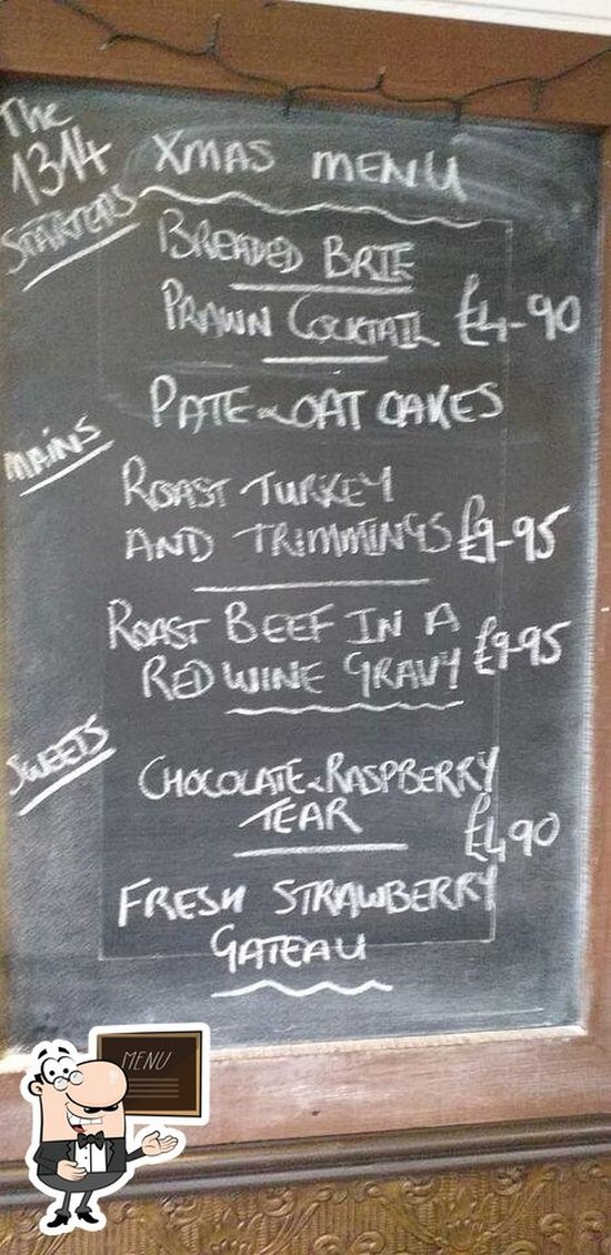 Menu at 1314 Inn pub & bar, Stirling