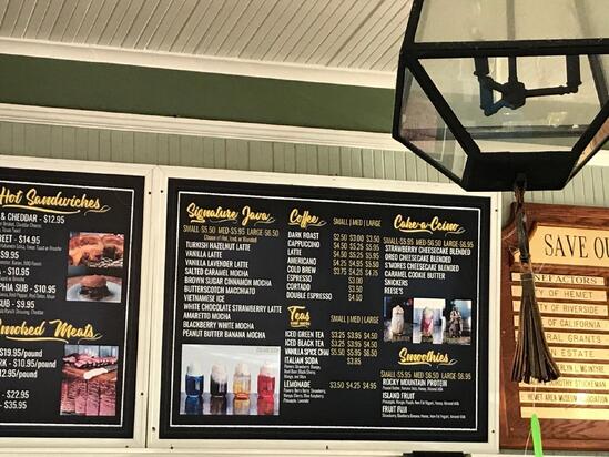 Menu at Destination Smokehouse & Eatery BBQ, Hemet