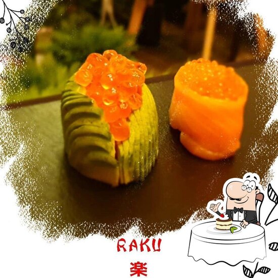 Menu at Raku Sushi, Timișoara