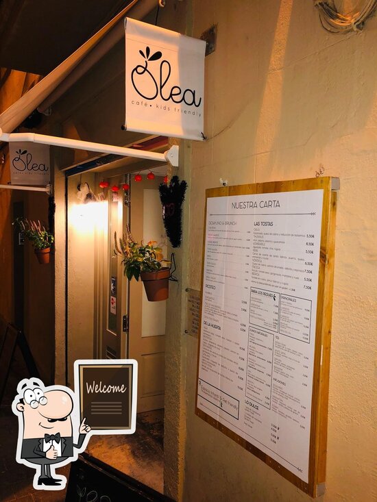 Menu at OLEA CAFÉ, Barcelona