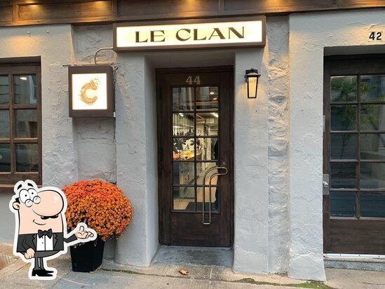 Menu au Restaurant Le Clan, Québec