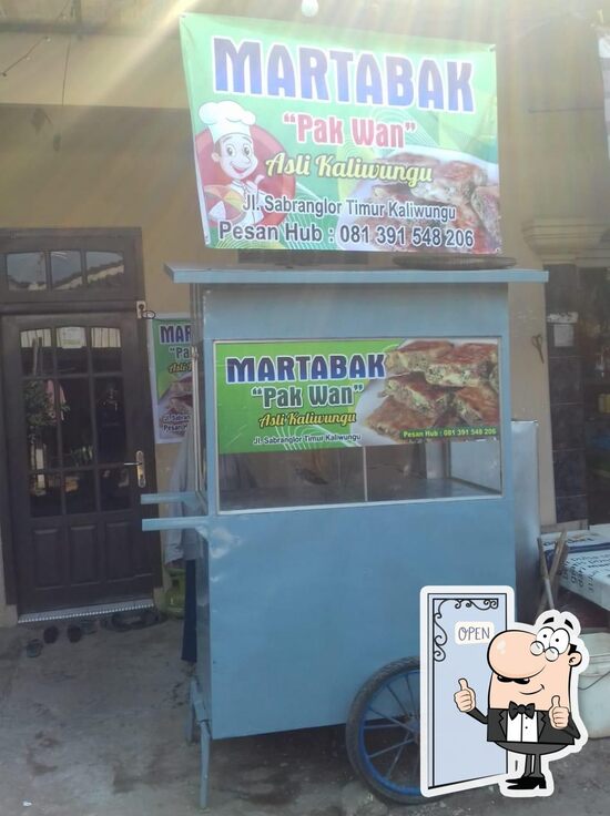 Menu at Martabak Pak Wan restaurant, Kaliwungu