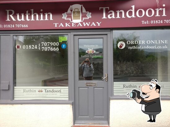 Menu at Ruthin Tandoori fast food, Ruthin