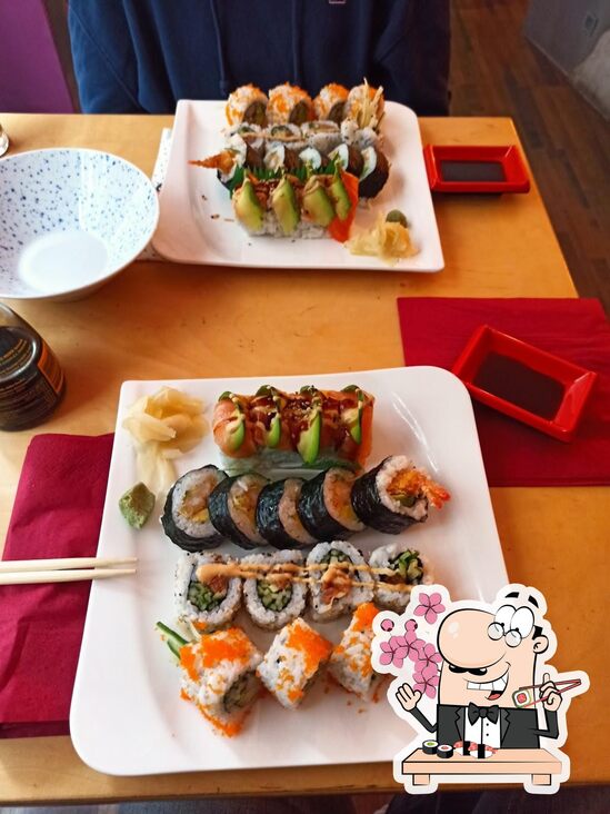 Menu at California Sushi restaurant, Aachen