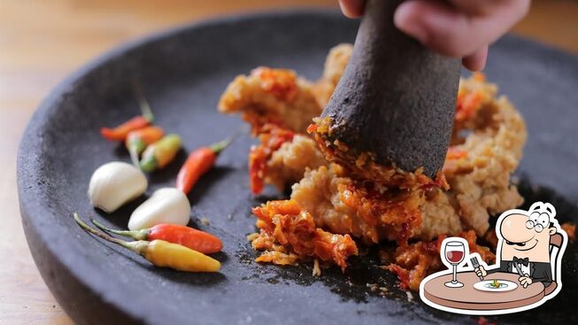 Menu at Boss Geprek restaurant, Sidoarjo
