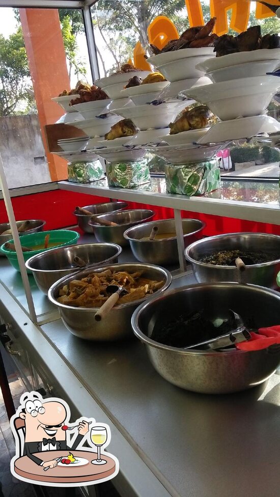 Menu at RM MAKAN PADANG "SINGGALANG" restaurant, Krandon Lor