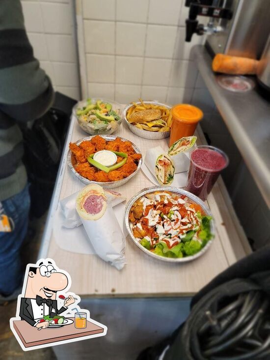 Menu at State Express Deli, New York City