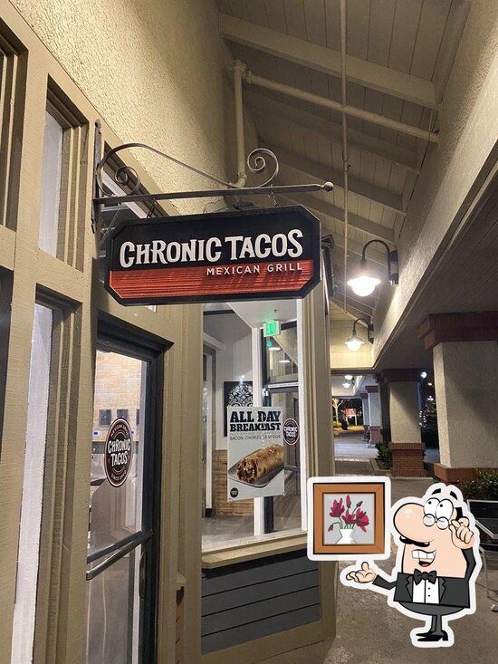 Menu at Chronic Tacos restaurant, Monrovia