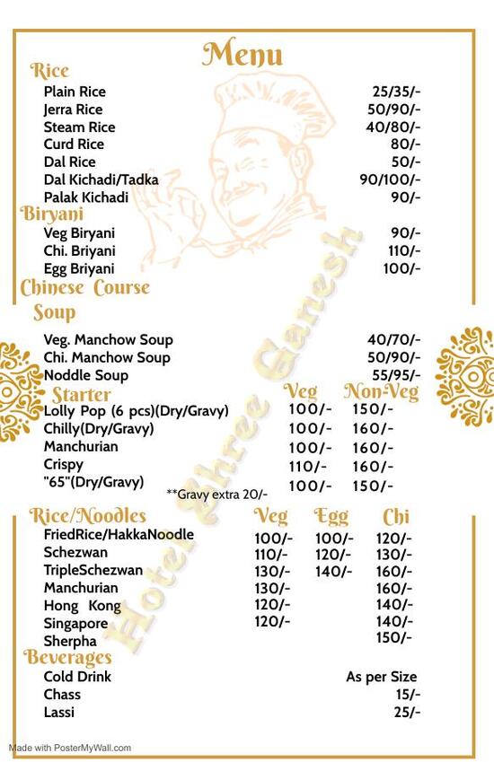 Menu at Shree Ganesh Lunch home Restaurant, Mumbai