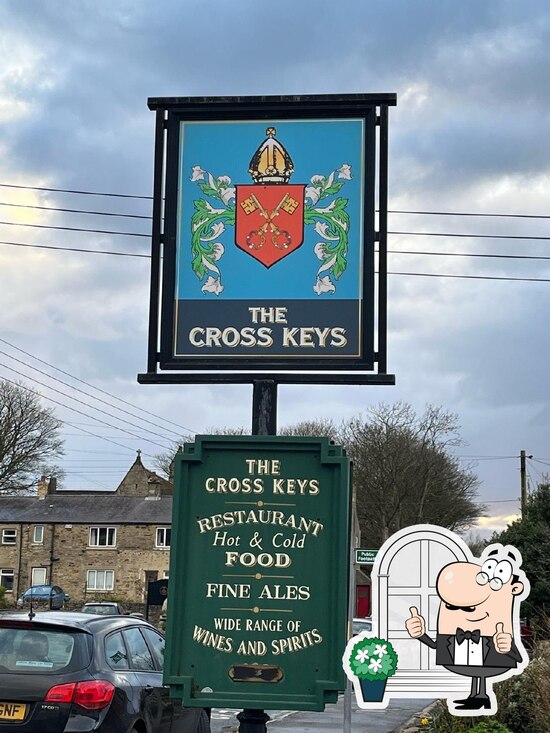 Menu at The Cross Keys Inn pub & bar, Langley Park