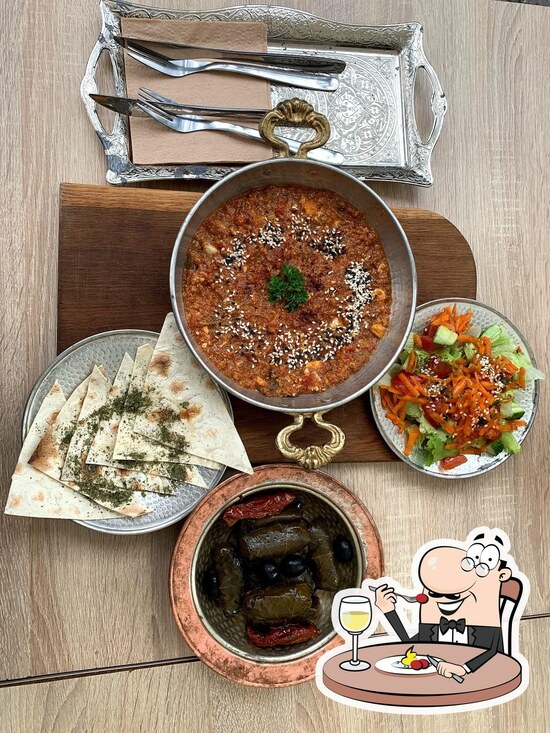 Menu at Toranj cafe, Vilnius