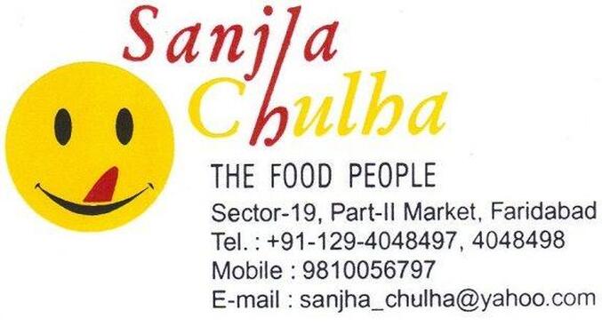 Menu at Sanjha Chulha, New Delhi, Part II Market