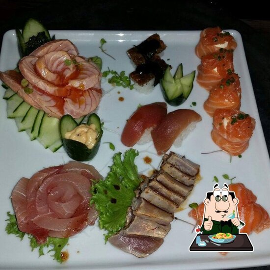 Menu em Sushi dá lê restaurante, Amparo