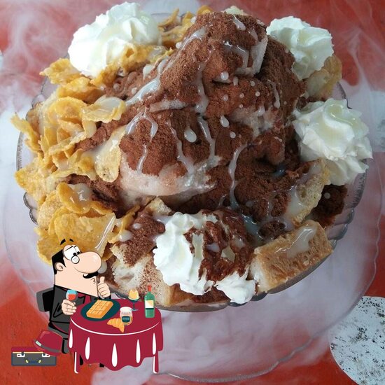 Menu at ปังเย็น ชิว ชิว restaurant, Chum Phae