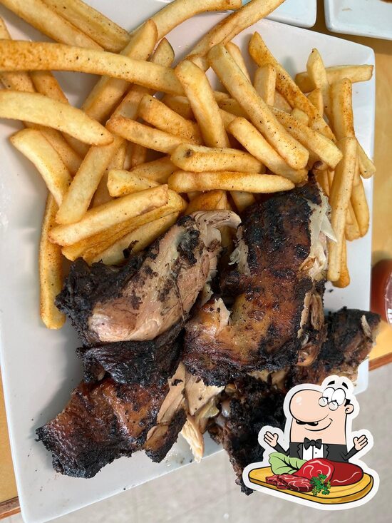 Menu at Roland's Jamaica Chicken restaurant, Irving