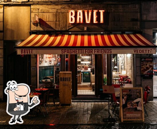 Menu at BAVET, Liège