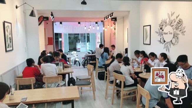 Menu at Want.tea, Ho Chi Minh City