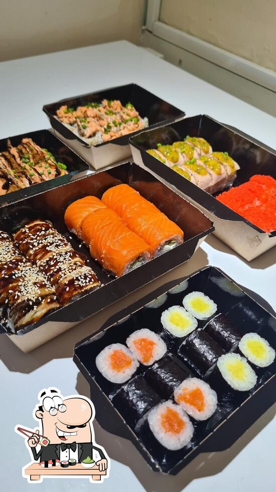 Menu at Maneki sushi restaurant, Tbilisi