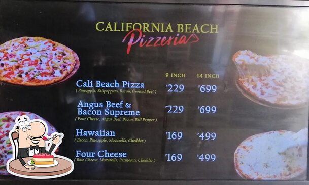 Menu at California Beach Pizza restaurant, Calamba, 965 Manila S Rd