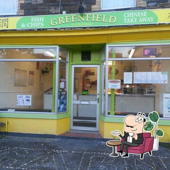 Menu at Green Fields Chinese Take Away restaurant, Bow Street