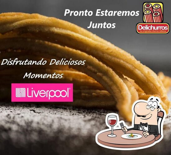Carta del restaurante Delichurros Liverpool Perisur, Ciudad del México
