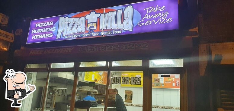 Menu at Pizza Villa fast food, Bootle, 449 Stanley Rd