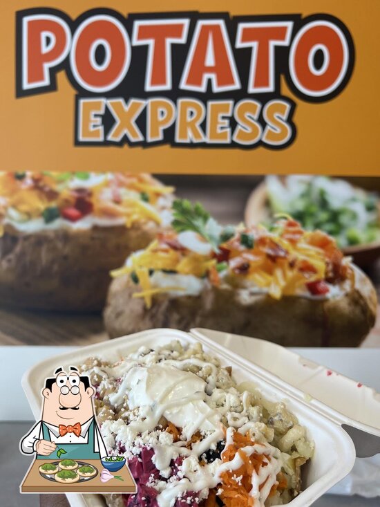 Menu at Potato Express restaurant, Saint Thomas