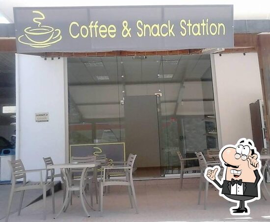 Menu at Coffee & Snack Station, Greece