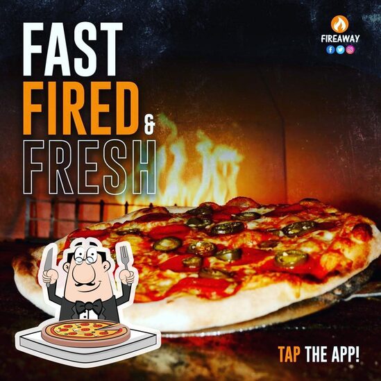 Menu at Fireaway pizzeria, Biggleswade