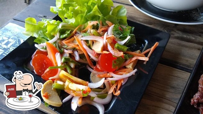 Carta de Pak chu restaurant, Ban Pong