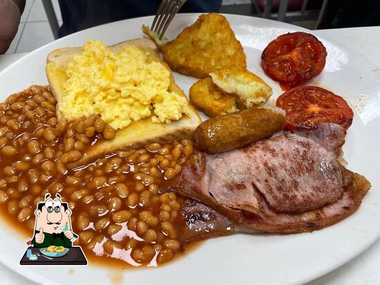 Menu at Tim's Cafe, Sutton
