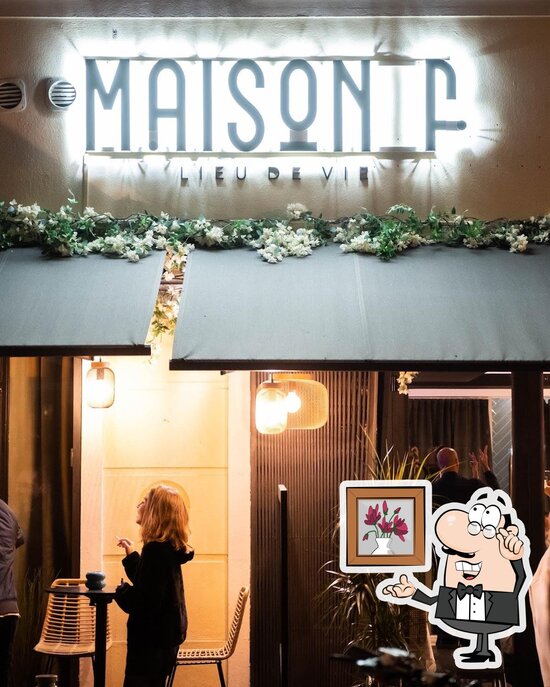 Menu at Maison F Restaurant, Nice