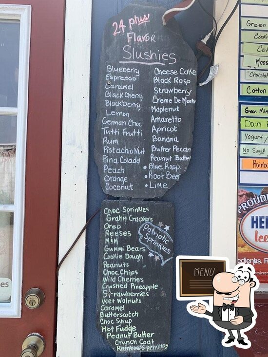 Menu at Backroads Cafe And Dairy Bar, Newfoundland, Main St