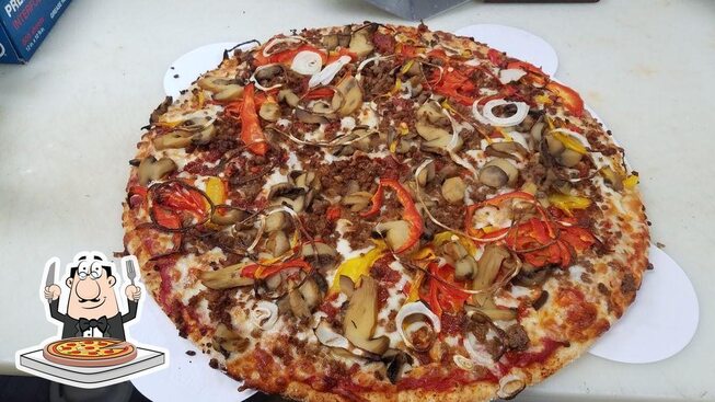 Menu at LJ's Quik Thru pizzeria, New Castle