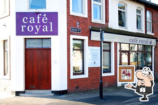 Menu at Café Royal restaurant, Fleetwood