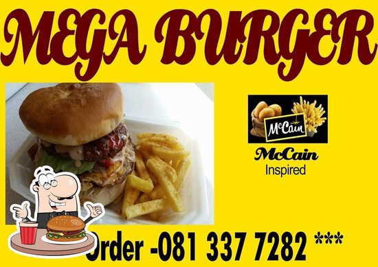Menu at Mega Burgers Vosloorus restaurant, Vosloorus