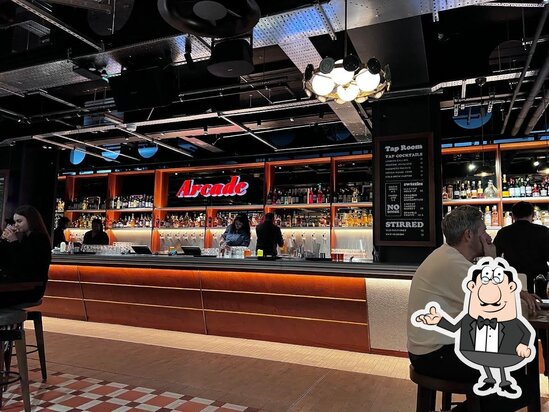 Carta de Arcade Food Hall & Bar Battersea Power Station, Londres